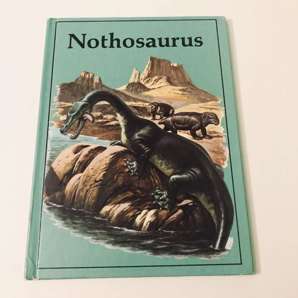 Other | Vtg 1984 Nothosaurus Dinosaur Book By Rupert Oliver | Poshmark